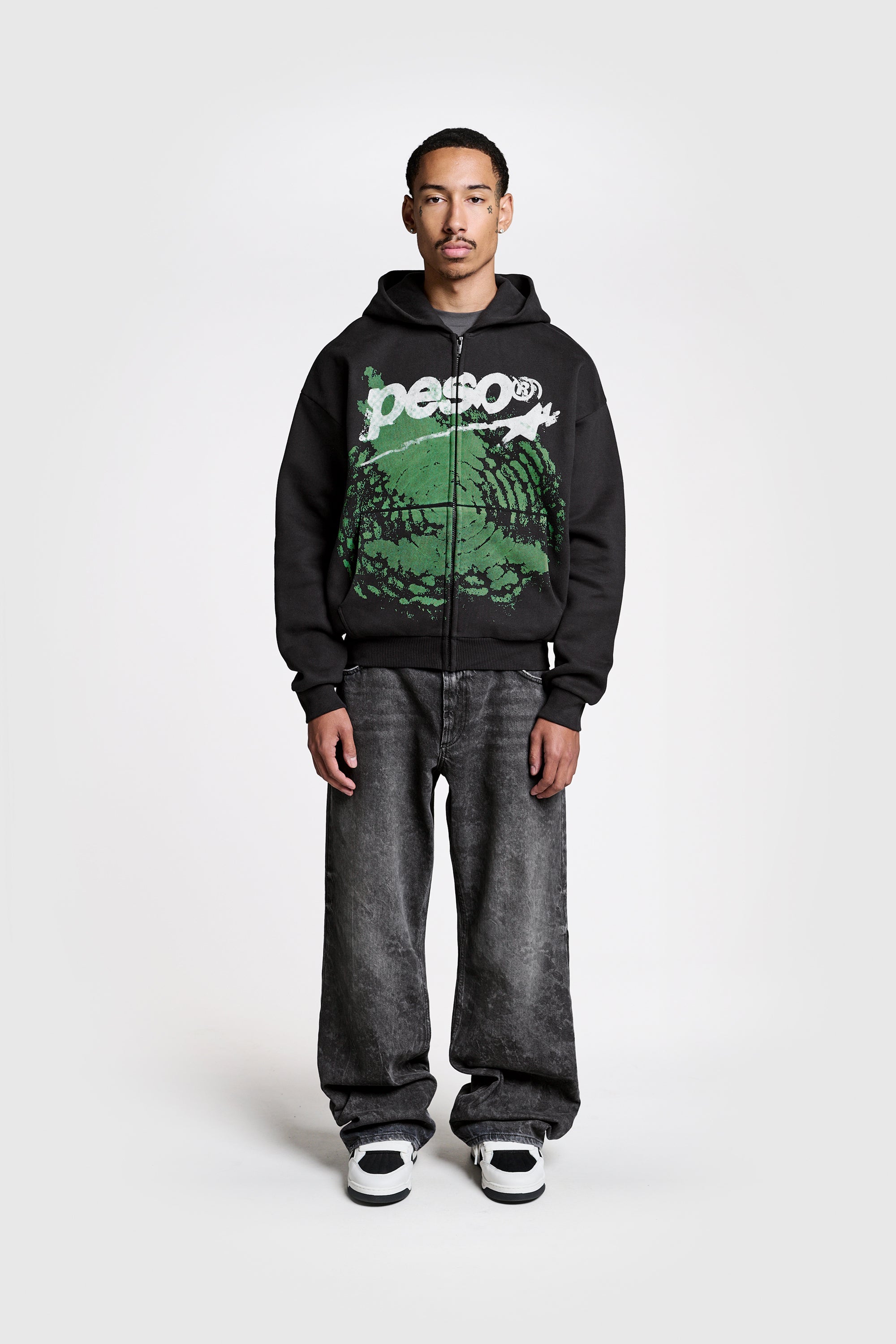 Peso Fingerprint Zip Black – Jetzt online kaufen – PESOCLO