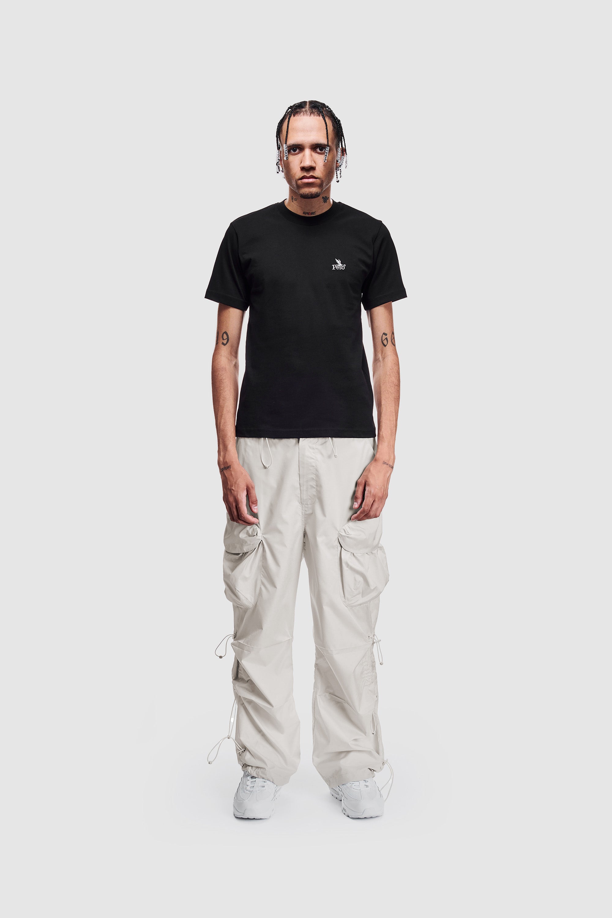 Peso Slim Eagle Tee Black – Jetzt online kaufen – PESOCLO