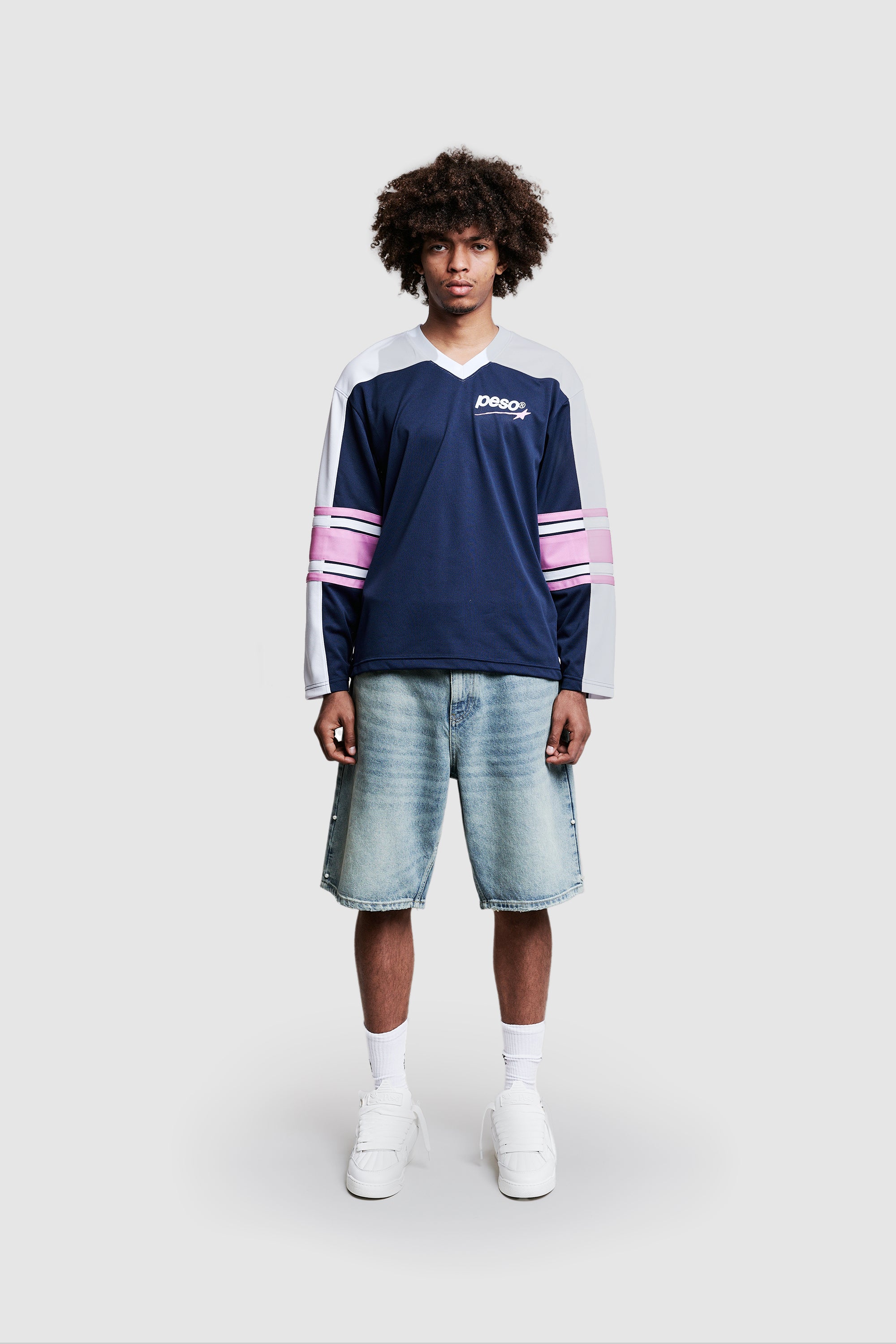 Peso Pearl Shorts Washed Blue - buy online now – PESOCLO